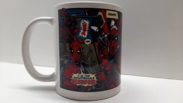 OFFICIAL MARVEL PYRAMID Dead Pool Comic Strip Super Hero Mug/ Cup £10. ...