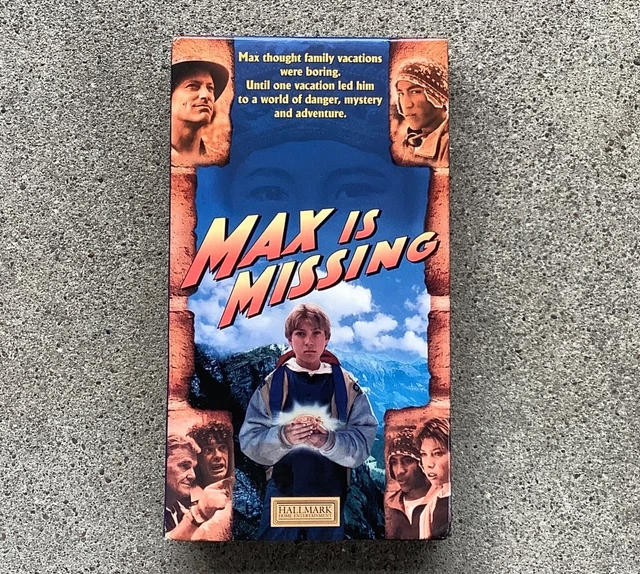 MAX IS MISSING VHS Adventure Fantasy Hallmark Family Buried Treasure ...