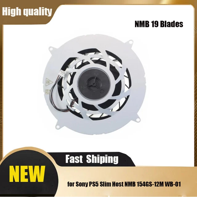 INTERNAL COOLING FAN 19 Blades for Sony PS5 Slim Console NMB 154GS-12M ...