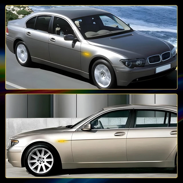 AMBER LED FRONT Bumper Side Marker Lights For 2002-2008 BMW E65 E66 E67 7 Series $24.74 ...