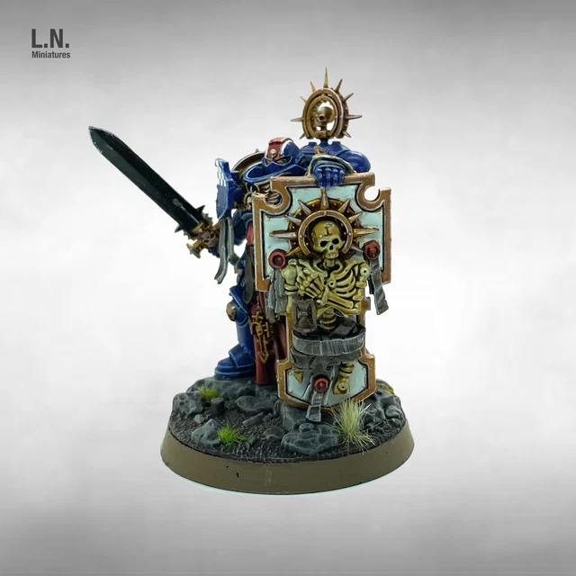 BLOOD ANGELS SPACE Marine Primaris Captain (Indomitus) Warhammer 40,000 ...