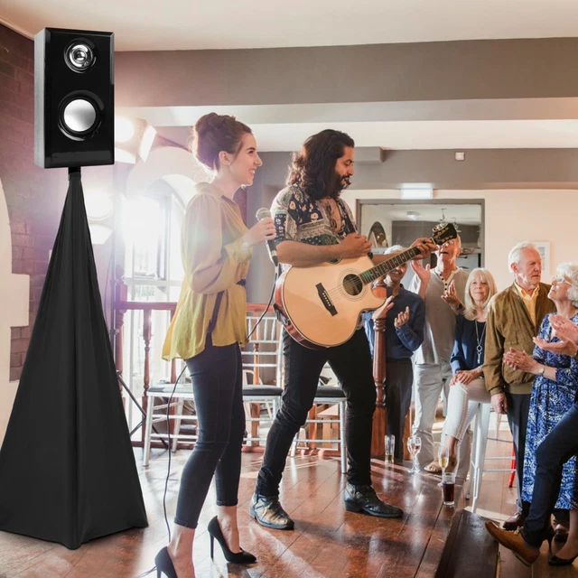 STAGE-USE SPEAKER STAND Cover Adjustable Shading Two-sided Speaker ...