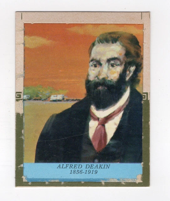 COLES SUPERMARKET BI-CENTENNIAL Cards 1988 Alfred Deakin EUR 3,72 ...