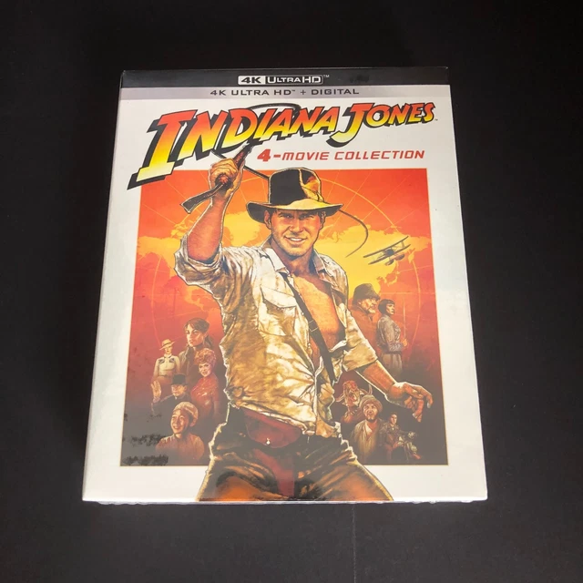 INDIANA JONES 4-MOVIE Collection ( Digipack ) 4K Ultra Hd Blu-Ray ...