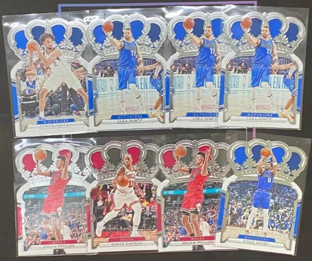 LOT 8 LUKA Doncic Julian Phillips Demar DeRozan 2023-24 Panini Crown ...