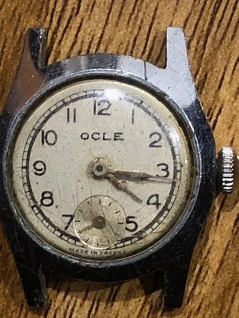 VINTAGE RARE SWISS Made Ocle Sub-Second Mechanical Ladies Watch Head ...