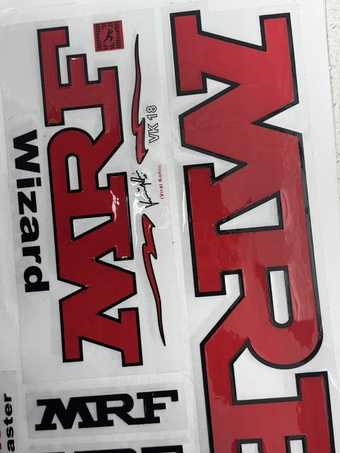 MRF WIZARD VIRAT Kohli 3D Bat Stickers £12.00 - PicClick UK