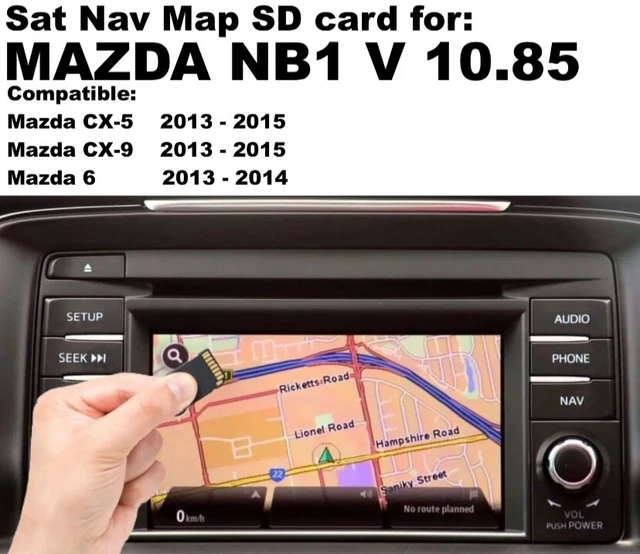 MAZDA NB1 SAT NAV MAP SD CARD EUROPE 2023 CX-5, CX-9, mazda 6 MAPS 2023 ...