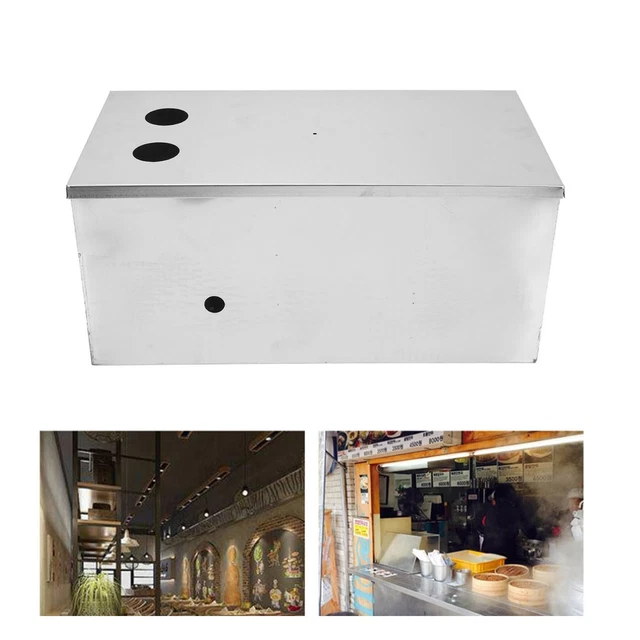 3 STAGE FILTRATION Grease Trap Grease Interceptor For Kitchen 50x25cm ...