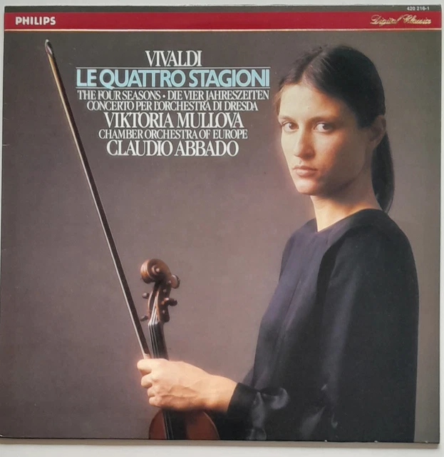 VIVALDI ABBADO MULLOVA Le Quattro Stagioni 1987 Philips 420 216-1 ...