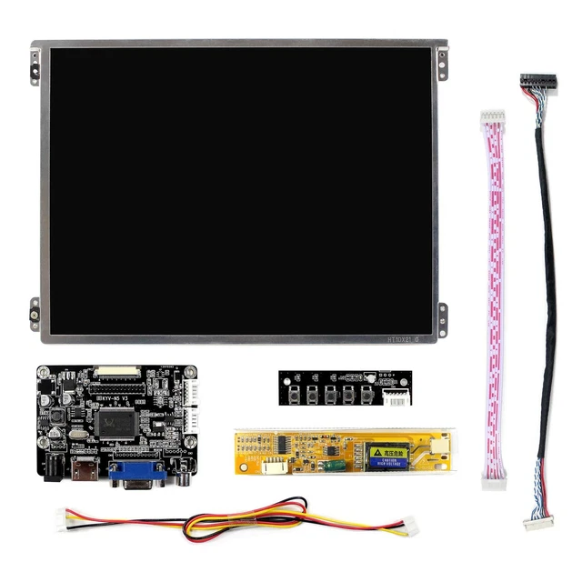 HDM I VGA AV LCD Controller Platine 10,4" 1024X768 HT10X21 IPS LCD ...