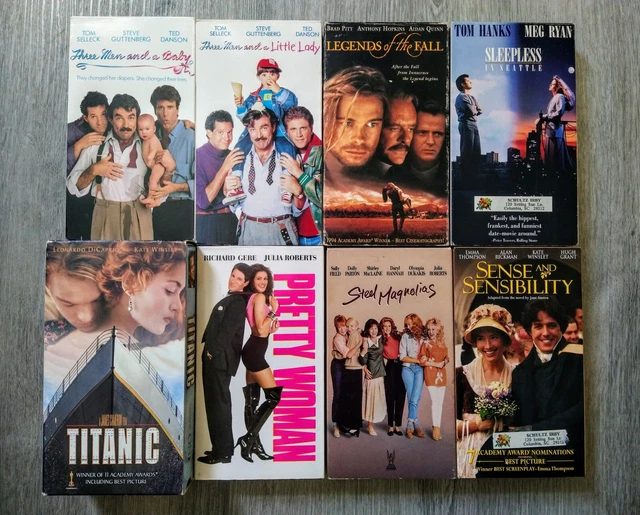 VINTAGE VHS MOVIE LOT (8) 1980s & 1990s ROM-COMs & CHICK FLICKs PRETTY WOMAN ETC £10.48 ...