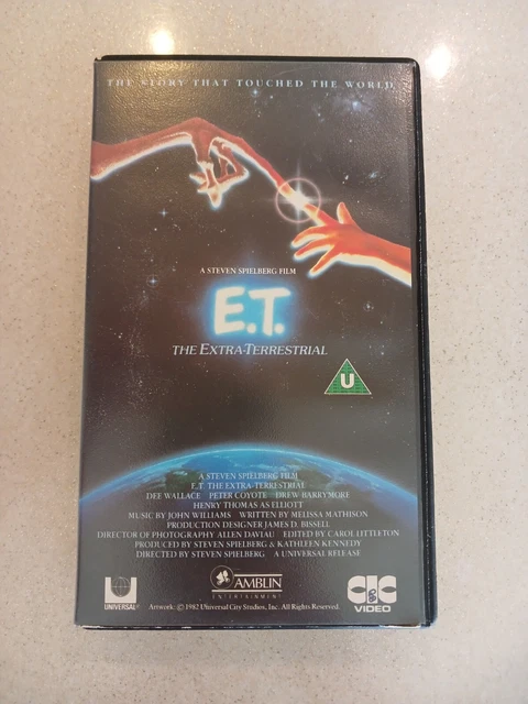 E. T. THE Extra Terrestrial VHS 1982 CIC Video Steven Spielberg £6.11 ...