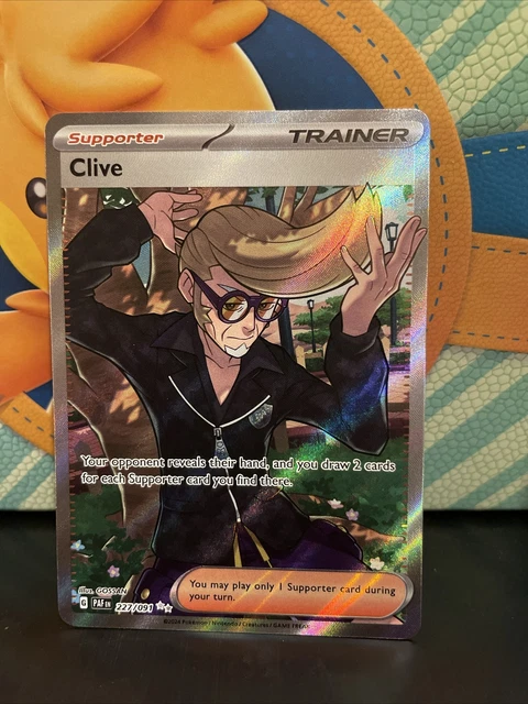 CLIVE 227/091 PALDEAN Fates Pokemon TCG Special Illustration Rare EUR 5 ...