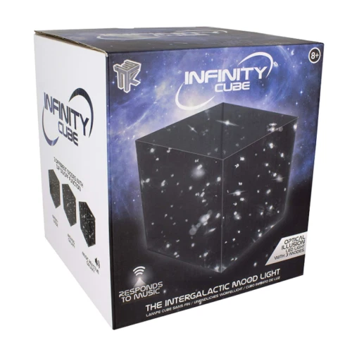 PALADONE INFINITY CUBE Mood Light Sound Reactive Room Space Lamp £10.99 ...