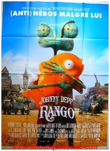 RANGO AFFICHE CINÉMA / Movie Poster JOHNNY DEPP EUR 24,90 - PicClick FR