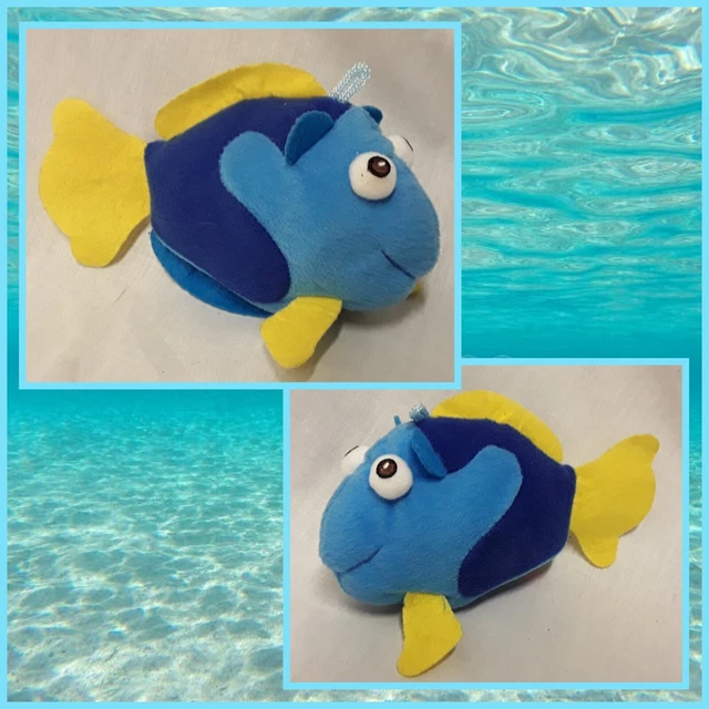 FINDING NEMO/DORY ROYAL Blue/Regal Tang Tropical Fish plush soft toy ...