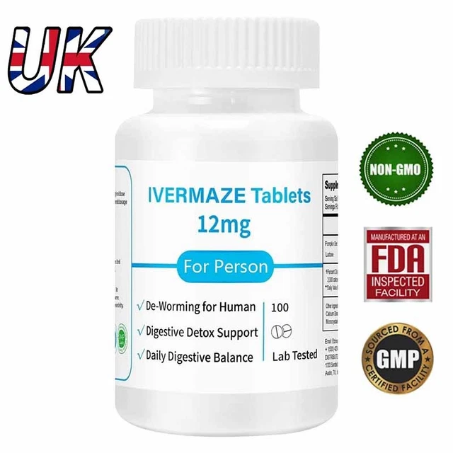SANARE LAB IVERMK 12 mg 100 Tablets | UK | Fast shipping £10.75 ...