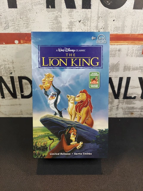 DISNEY VHS PLUSH, Timon and Pumbaa, The Lion King, Limited Release ...