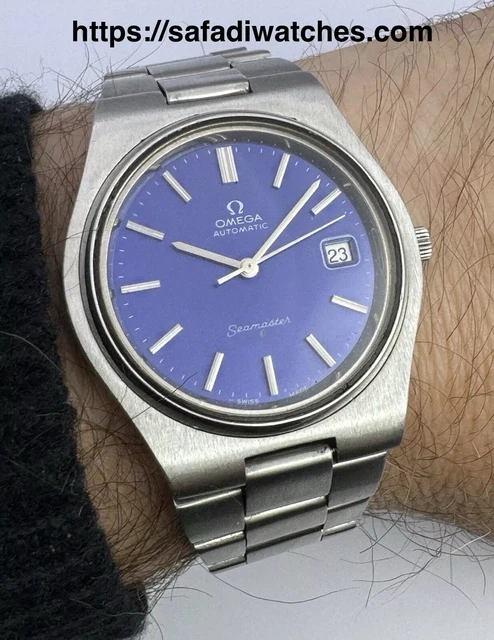 OMEGA SEAMASTER COSMIC Date Blue Dial Automatic Men's Watch £695.00 ...