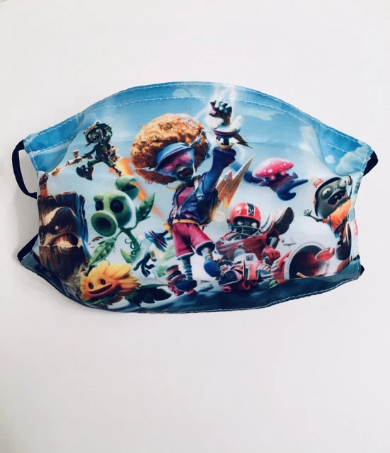PLANTS VS ZOMBIES Face Mask, adjustable, filter, nose guard EUR 7,72 ...