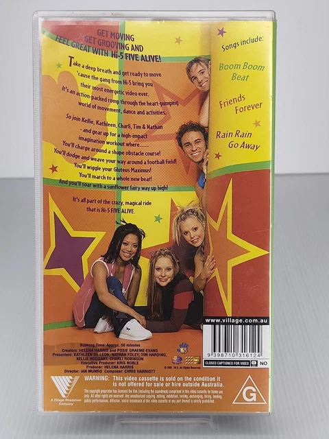 HI5 FIVE ALIVE VHS Video 2001 Hi 5 kids children music £16.69 - PicClick UK