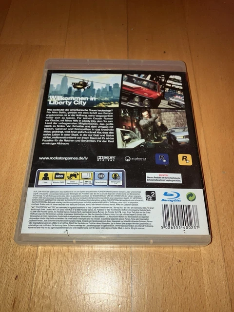 SONY PLAYSTATION 3 Grand Theft Auto IV, Videospiel, USK 18 EUR 3,00 ...
