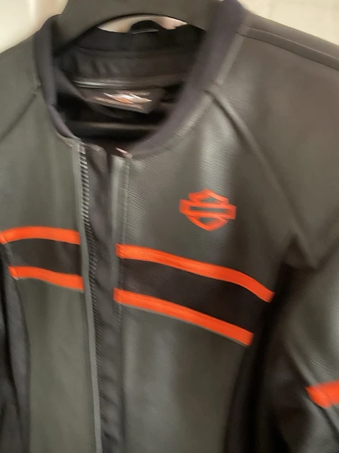 HARLEY-DAVIDSON BRAWLER LEATHER Jacket £260.72 - PicClick UK