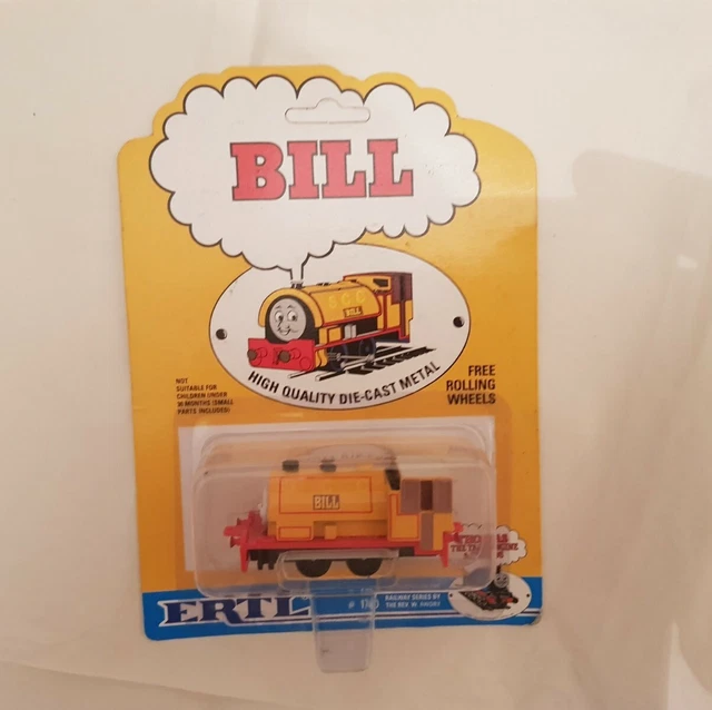THOMAS & FRIENDS ERTL DIECAST BILL NEW & SEALED 1990 RARE CLOUD ...
