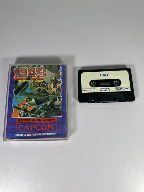 THE BATTLE OF Midway : Go! CAPCOM ZX Spectrum Game Tape - 1943. £4.99 ...