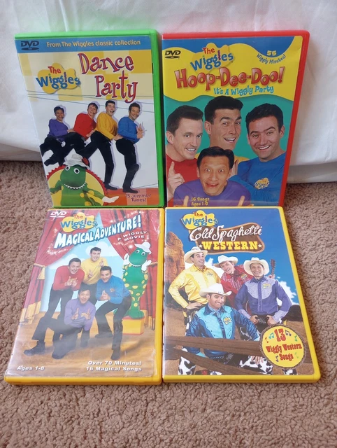 THE WIGGLES DVD Lot - Magical Adventure Hoop Dee Doo - Dance Party ...