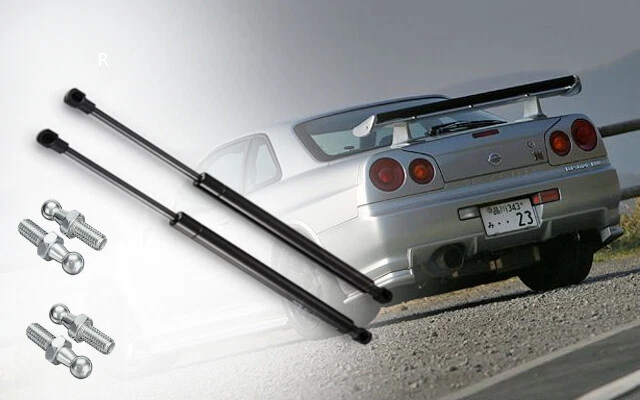 BOOTLID GAS STRUTS for Nissan Skyline R34 GT GTT GTR Boot Tailgate Lift ...