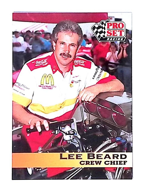 1992 PRO SET NHRA et Winston Drag Racing Card #173 Lee Beard EUR 1,10 ...