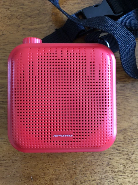 VOICE AMPLIFIER APORO T15 Amplifier 12W for Public Speaking/ Presenting ...