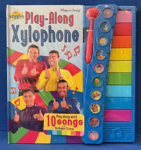 THE WIGGLES PLAY-ALONG Xylophone HARDCOVER Original Seal £52.16 ...