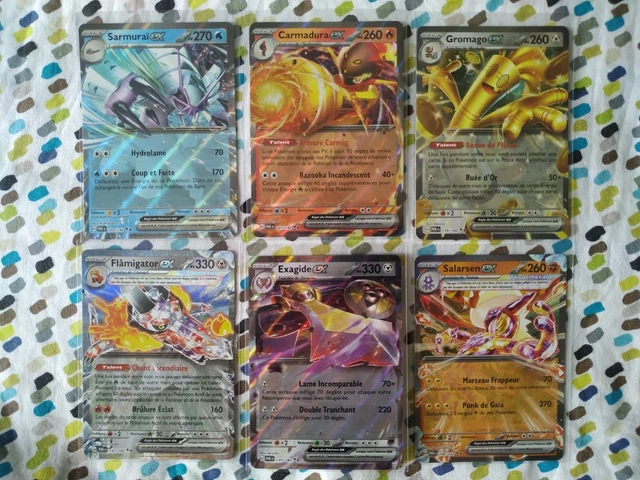 LOT DE 6 cartes pokémon EX ultra rares Faille Paradoxe EUR 5,00 ...