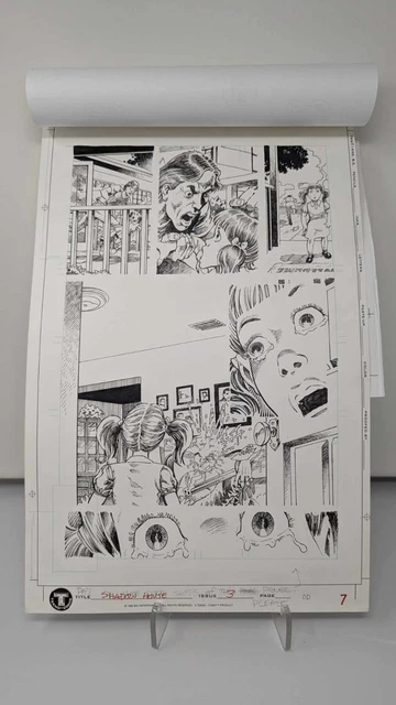 ART ORIGINAL PAT Broderick - Shadow House The Revenant numéro 3 pages ...