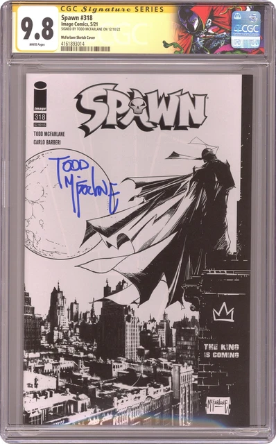 SPAWN #318D MCFARLANE N&W variante CGC 9,8 SS Todd mcfarlane 2021 4161893014 EUR 433,84 ...