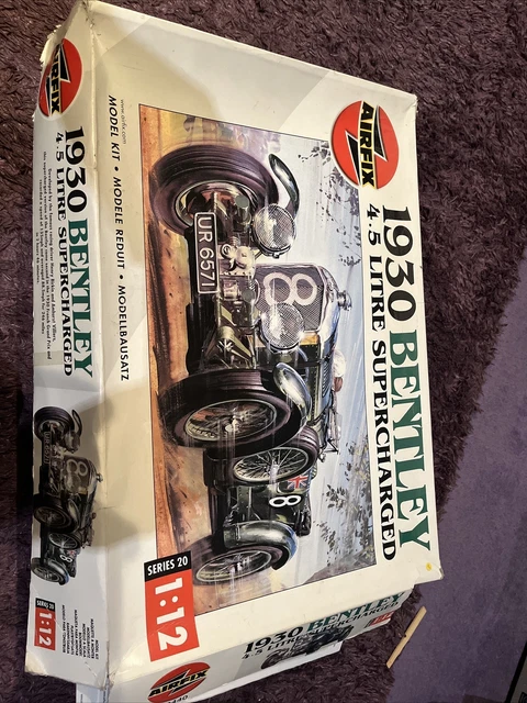 AIRFIX 1930 4.5 Litre Bentley Plastic Model Kit 1:12 Scale. £73.00 ...