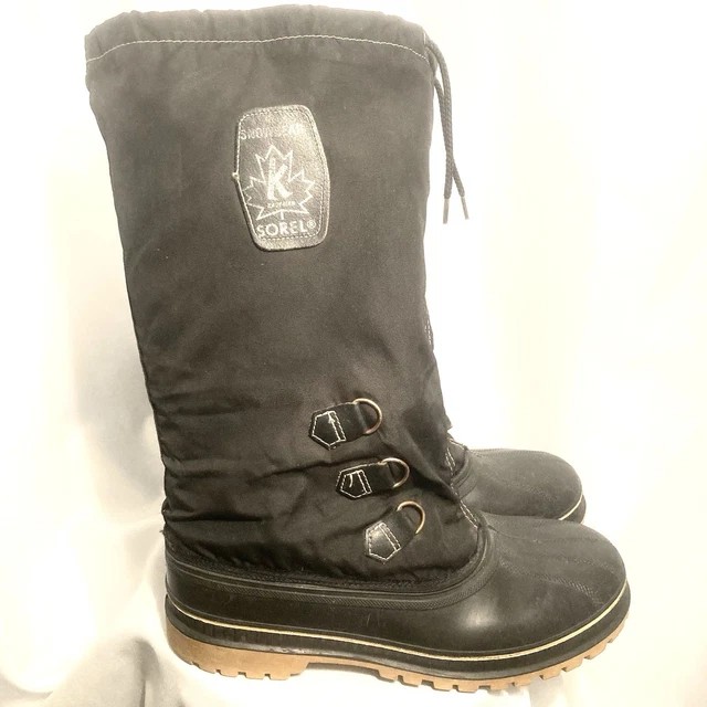 SOREL MENS BOOTS Kaufman Winter 11 Wool Insulation Waterproof Snowbear ...