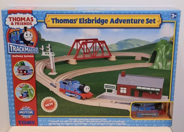 THOMAS THE TANK Engine Trackmaster Elsbridge Adventure Train Set Tomy ...