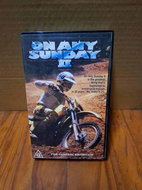 ON ANY SUNDAY 2 Vhs Video Motorcycle Movie (Tested) $25.94 - PicClick AU
