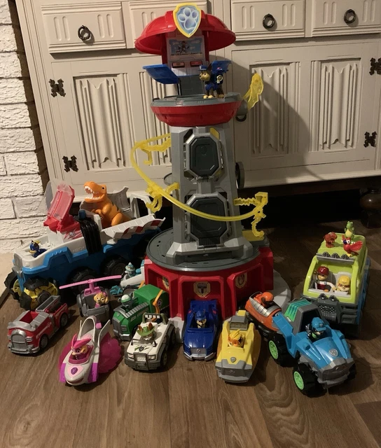 PAW PATROL MIGHTY Lookout Tower Bundle Vehicles & Figures Light ...