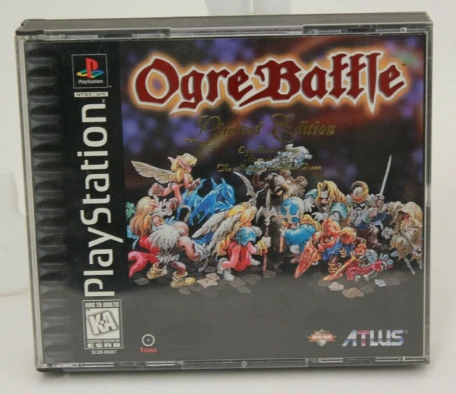 OGRE BATTLE LIMITED Edition (Sony PlayStation 1 PS1) Complete w/ Chart ...