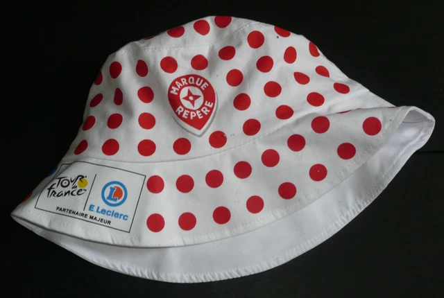 TOUR DE FRANCE 2024, rare bob Leclerc pois rouges, Grimpeur montagne ...