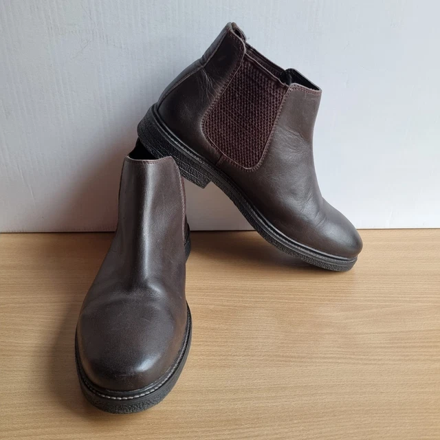 HOWICK CHASE MEN’S Chelsea Ankle Boots Brown Leather Shoes VGC Size UK ...