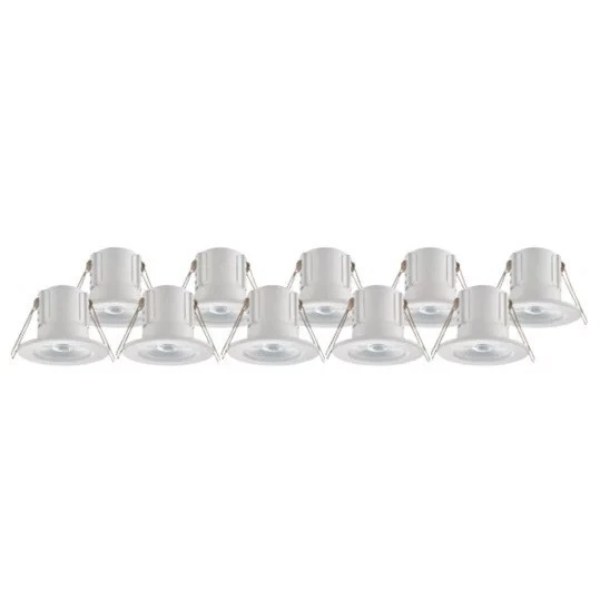 LAP COSMOSECO FIXED Fire Rated Led Downlight White 5.8W 450Lm 10 Pack ...