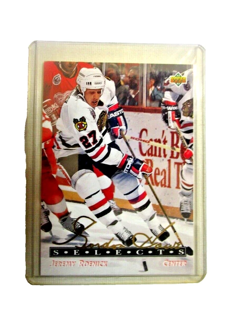 1992-93 UPPER DECK Gordie Howe Selects Jeremy Roenick Chicago ... 1992-93 UPPER DECK Gordie Howe Selects Jeremy Roenick Chicago ...