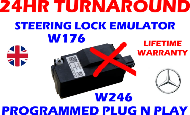 MERCEDES W176 W246 A class steering lock IGNITION EIS REPAIR ...