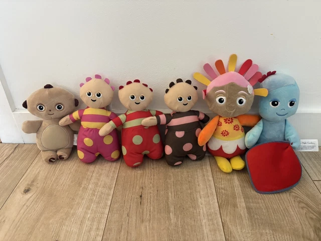 IN THE NIGHT Garden Plush Toys x 6 Full Set Bundle Tombliboos iggle ...